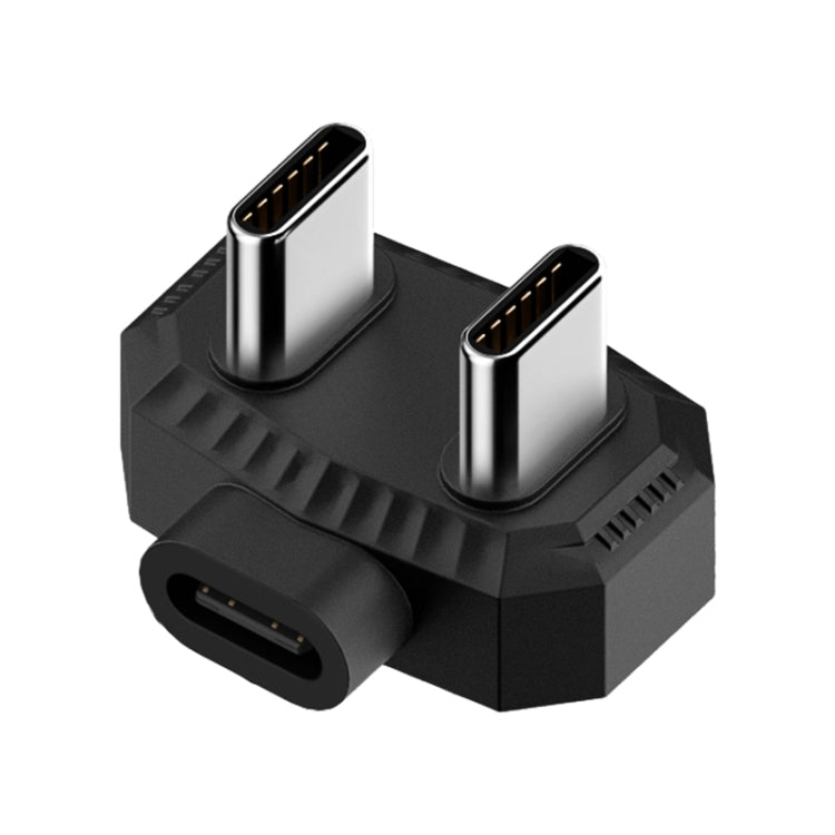 Adaptador de carga en forma de U con micrófono Lavalier tipo C a doble ...