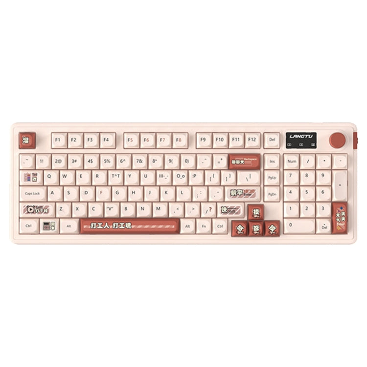 Teclado mecánico para juegos RGB con cable LANGTU L98 (rosa) – Evans Store