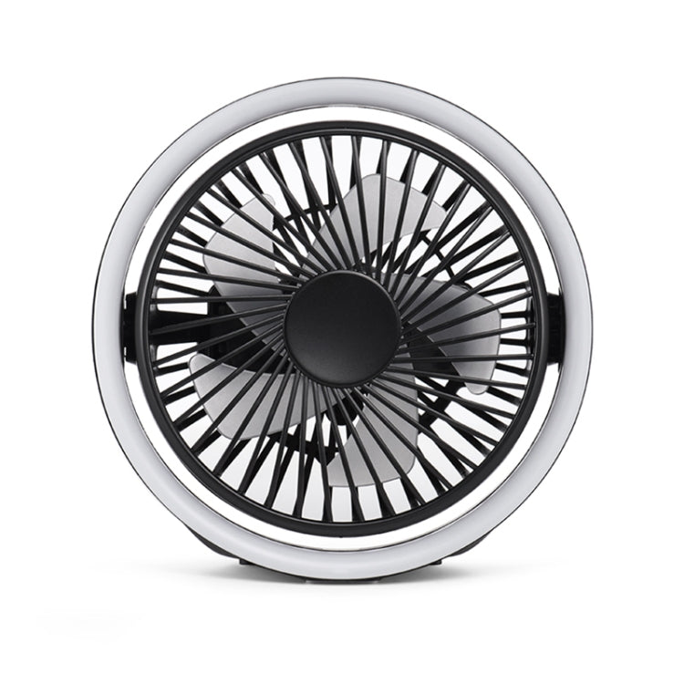 Ventilador de escritorio tipo C giratorio de 180 grados N601 con luz a ...