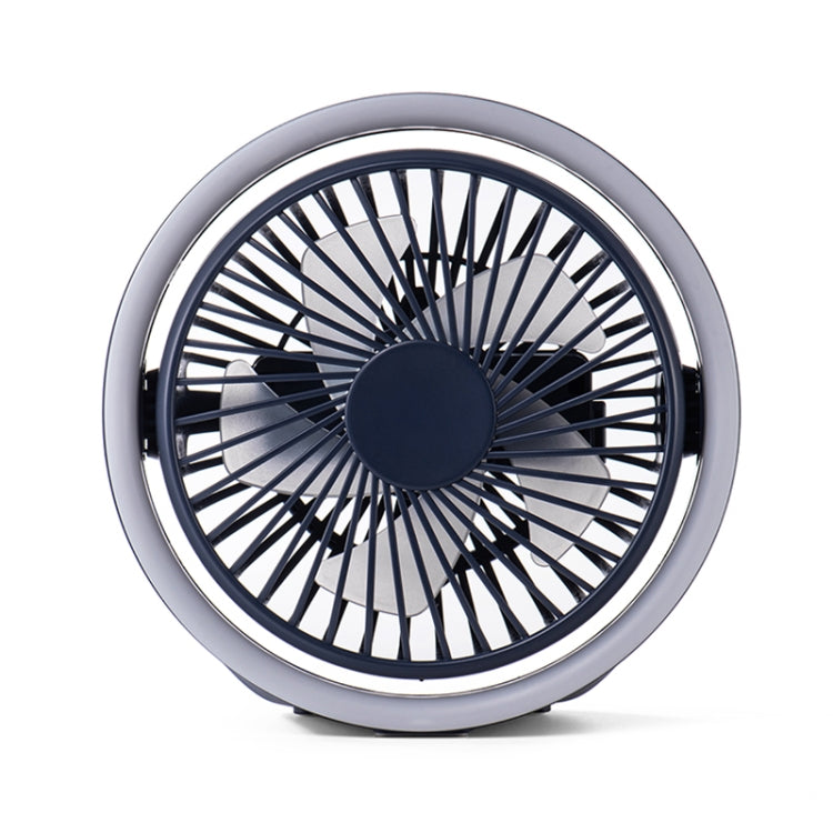Ventilador de escritorio tipo C giratorio de 180 grados N601 con luz a ...