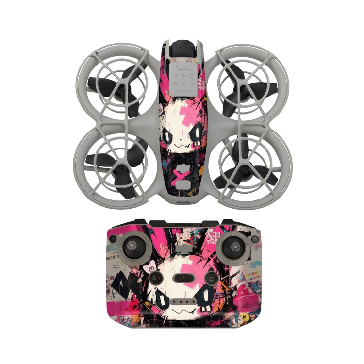Adhesivo protector para el cuerpo del dron DJI Neo (conejo rosa ...
