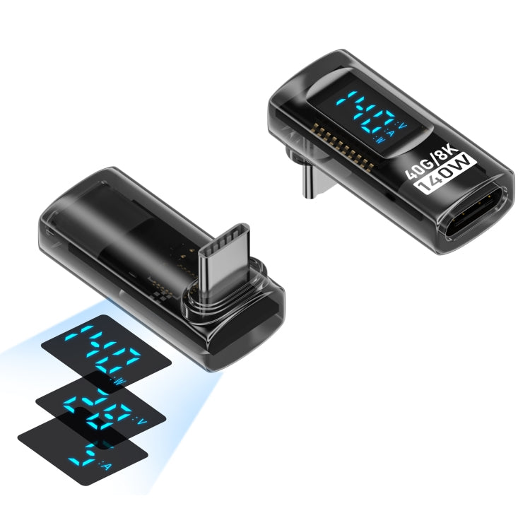 Adaptador estéreo con pantalla digital PD de 140 W tipo C/USB-C a tipo ...