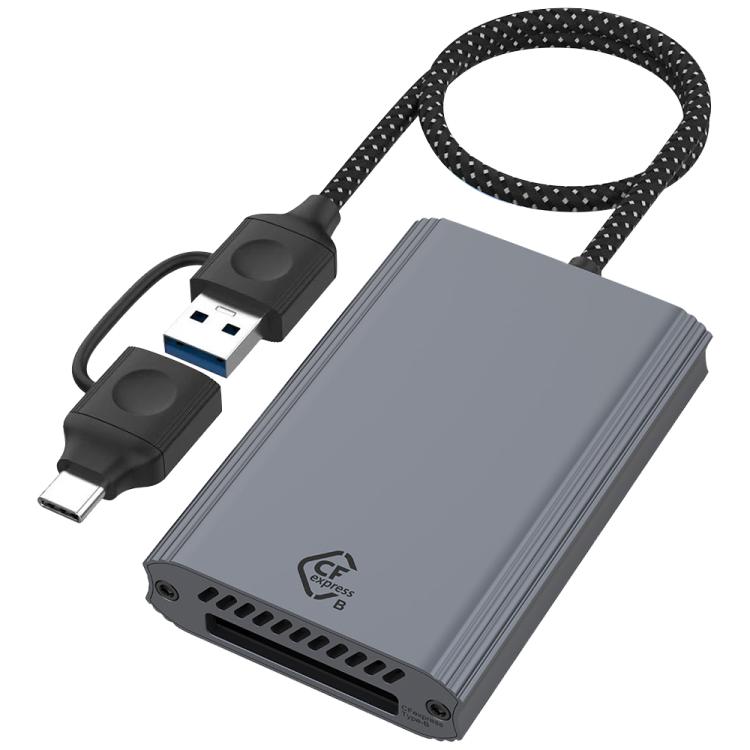 Lector de tarjetas tipo C/USB a CFexpress tipo B (gris) – Evans Store