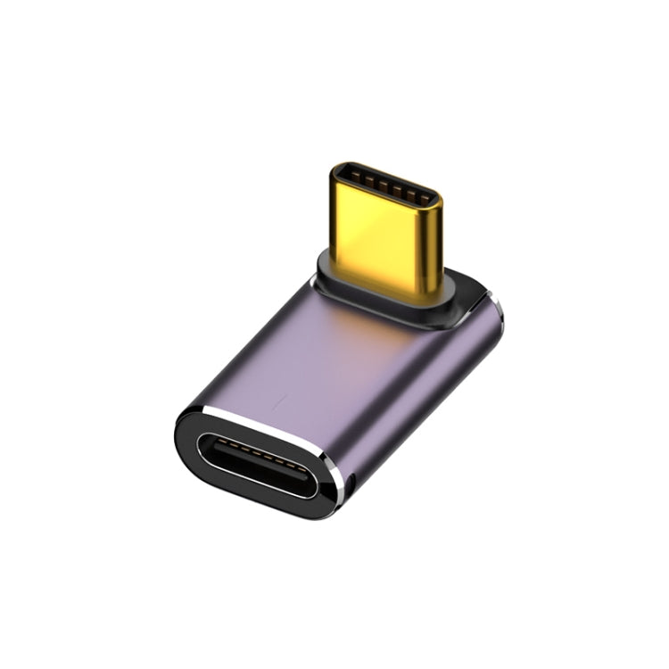 Adaptador de ángulo vertical de 240 W USB-C/Tipo-C hembra a USB-C/Tipo ...