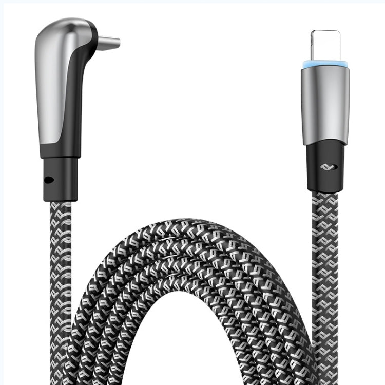 ENKAY PD30W Codo tipo C a cable trenzado de datos de carga rápida de 8 ...