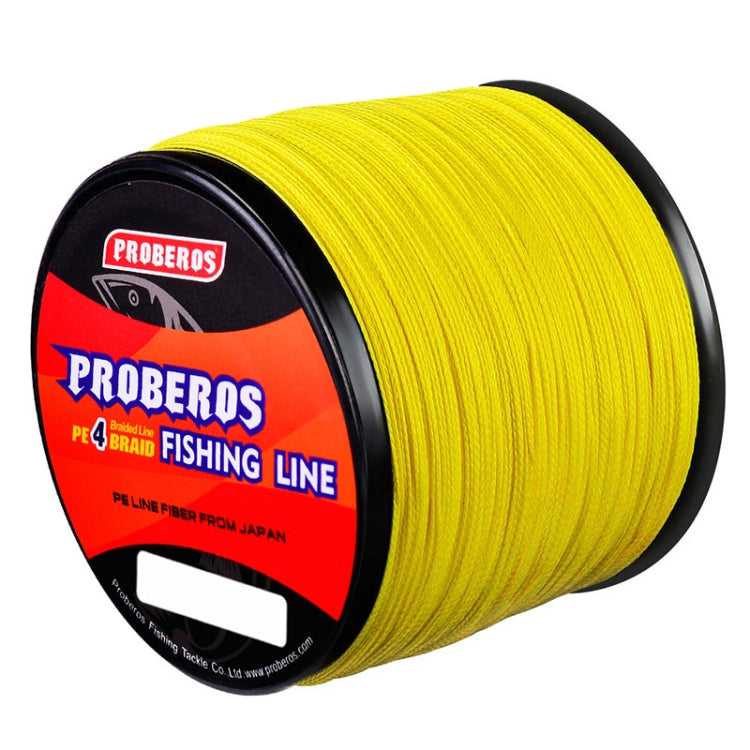 Proberos 4 editó 300m Fish Line, Número de línea: 2.5 / 30lb (Amarillo ...