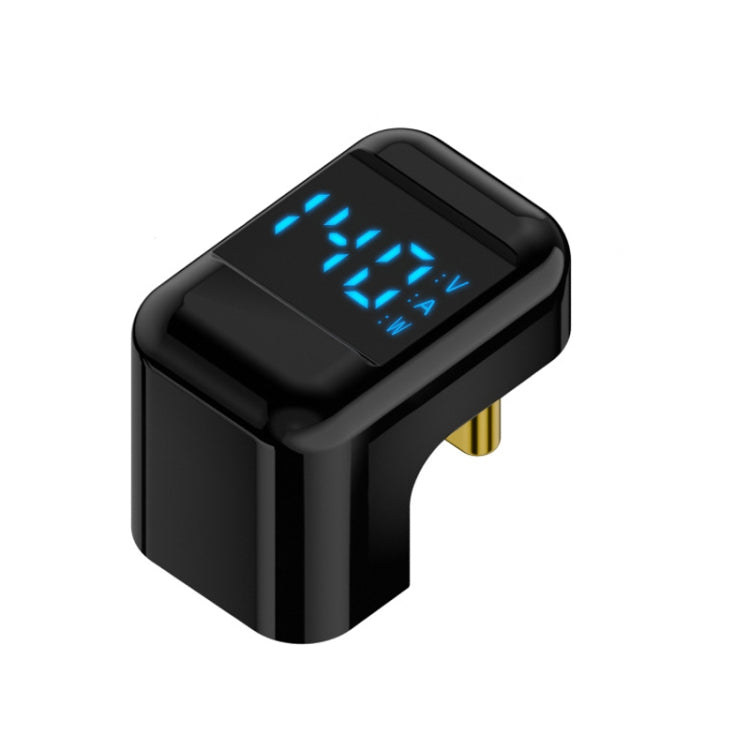 Adaptador tipo U con pantalla digital tipo C, codo de 180 grados, 140 ...