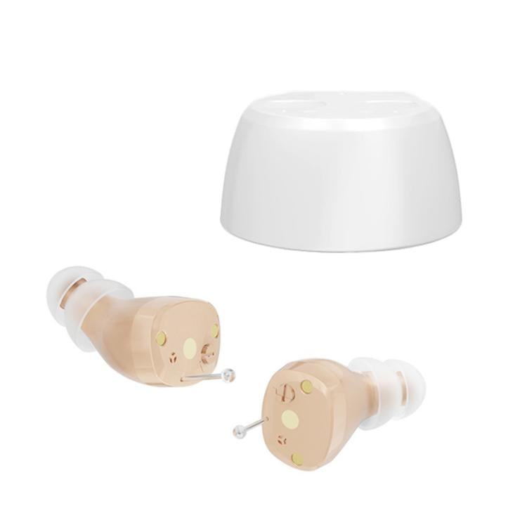 Mini audífono portátil CIC, invisible, recargable, amplificador de son ...